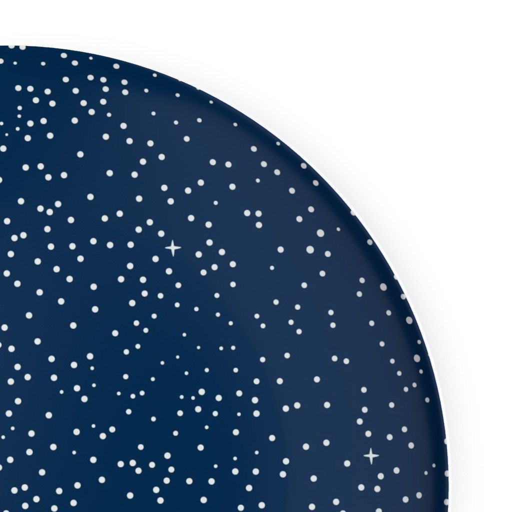 Tiny Stars in Space - Dark Blue Plates | Shutterfly