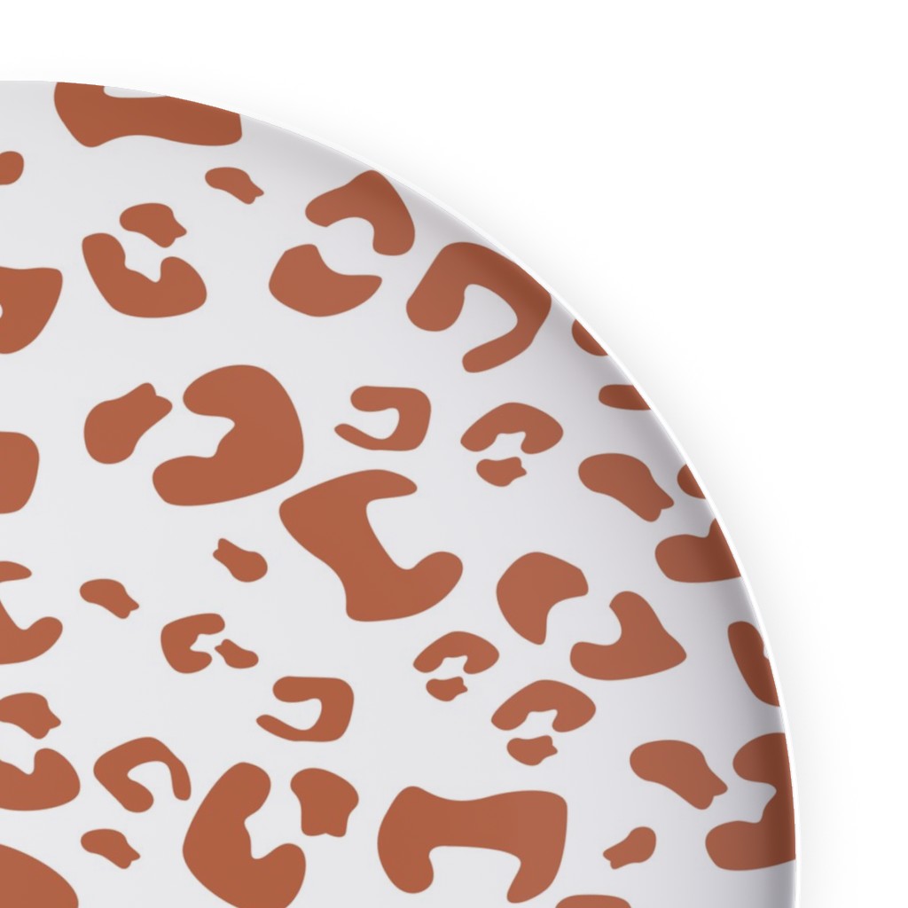Leopard Print - Terracotta Plates | Shutterfly
