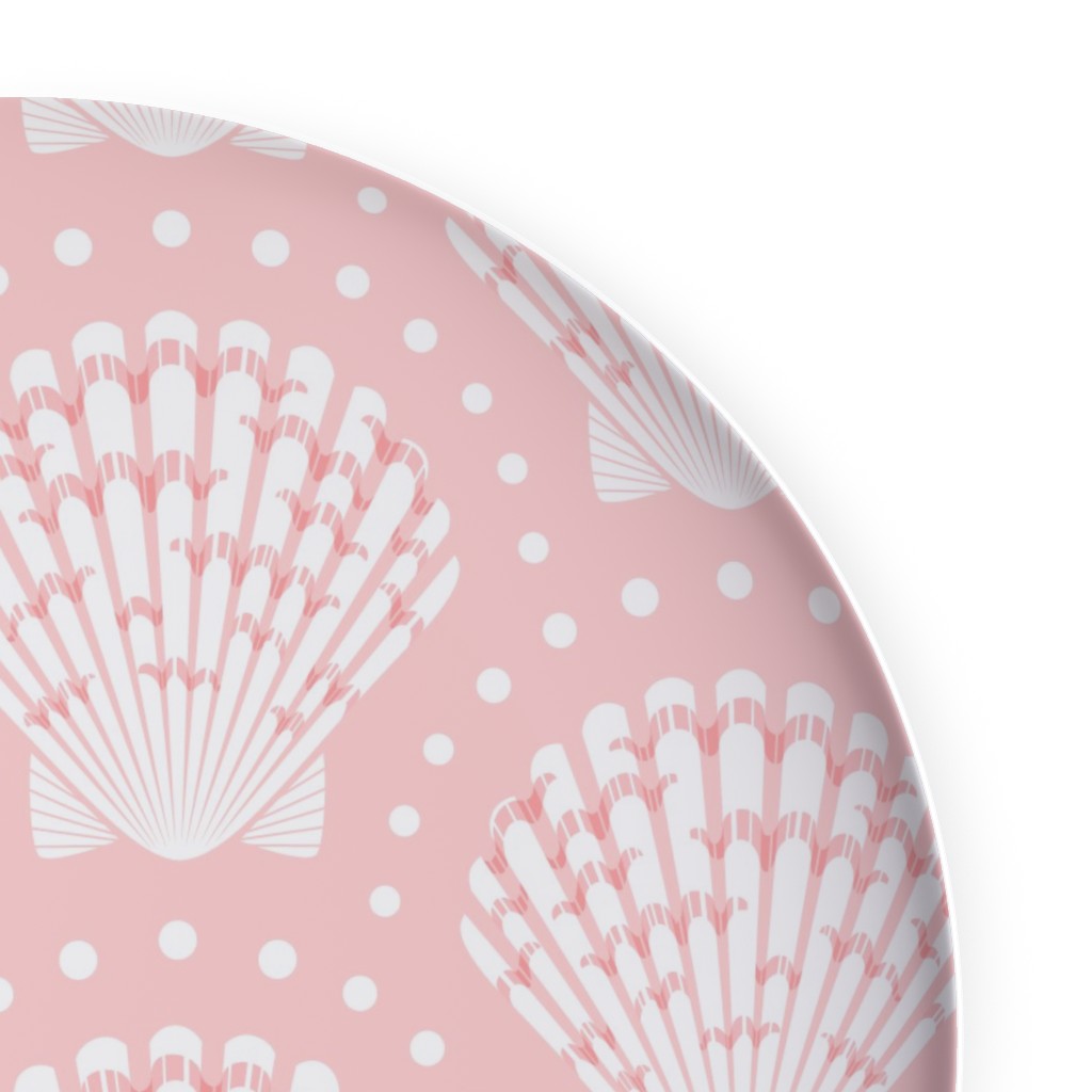 Pretty Scallop Shells - Pink Plates | Shutterfly