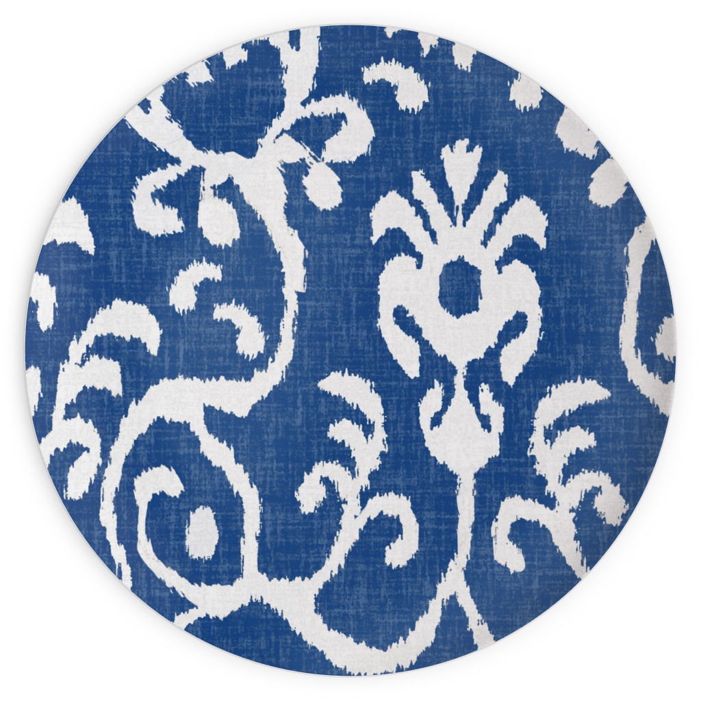 Lucette Ikat - Navy Plates | Shutterfly