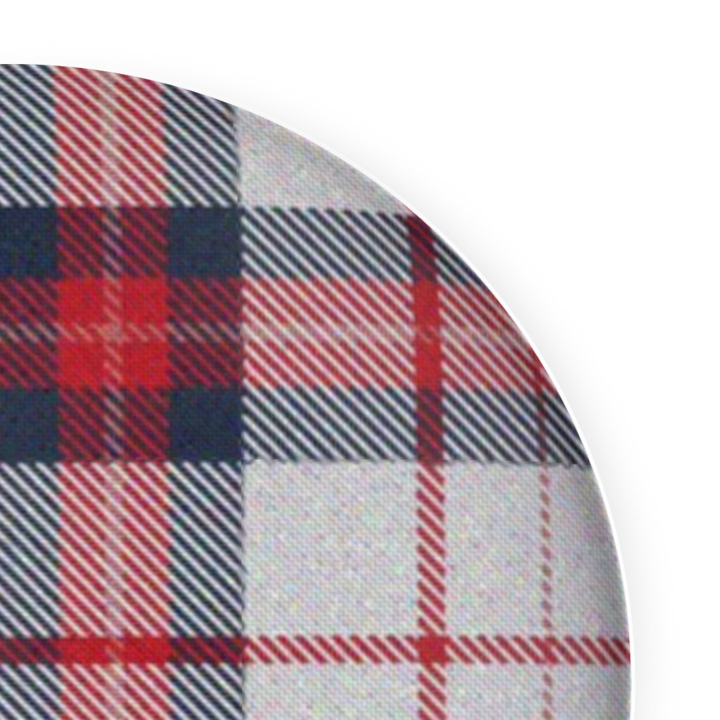 Red White and Blue Plaid Plates | Shutterfly