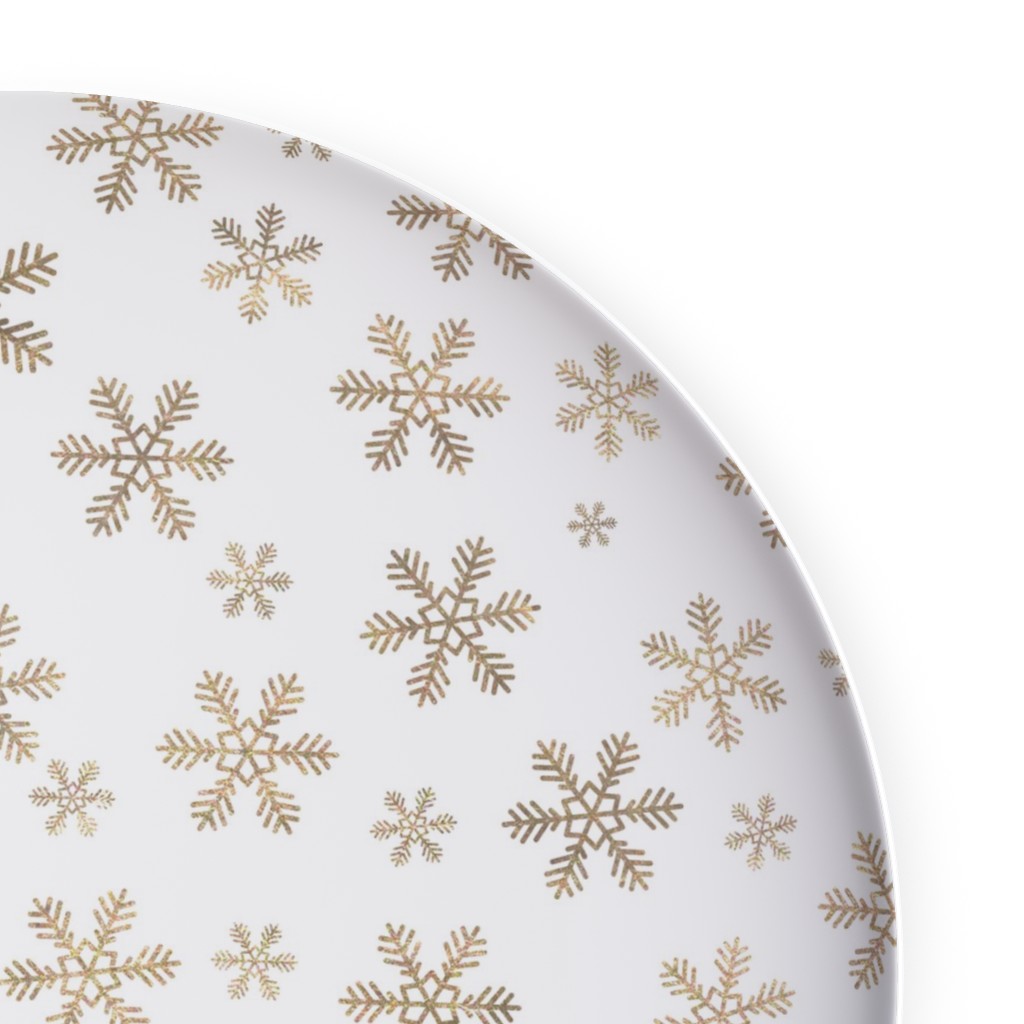 Holiday Snowflakes - Gold Plates | Shutterfly