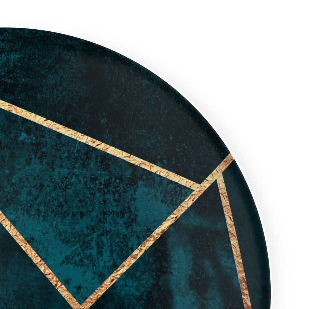 Deep Teal Stone Plates | Shutterfly