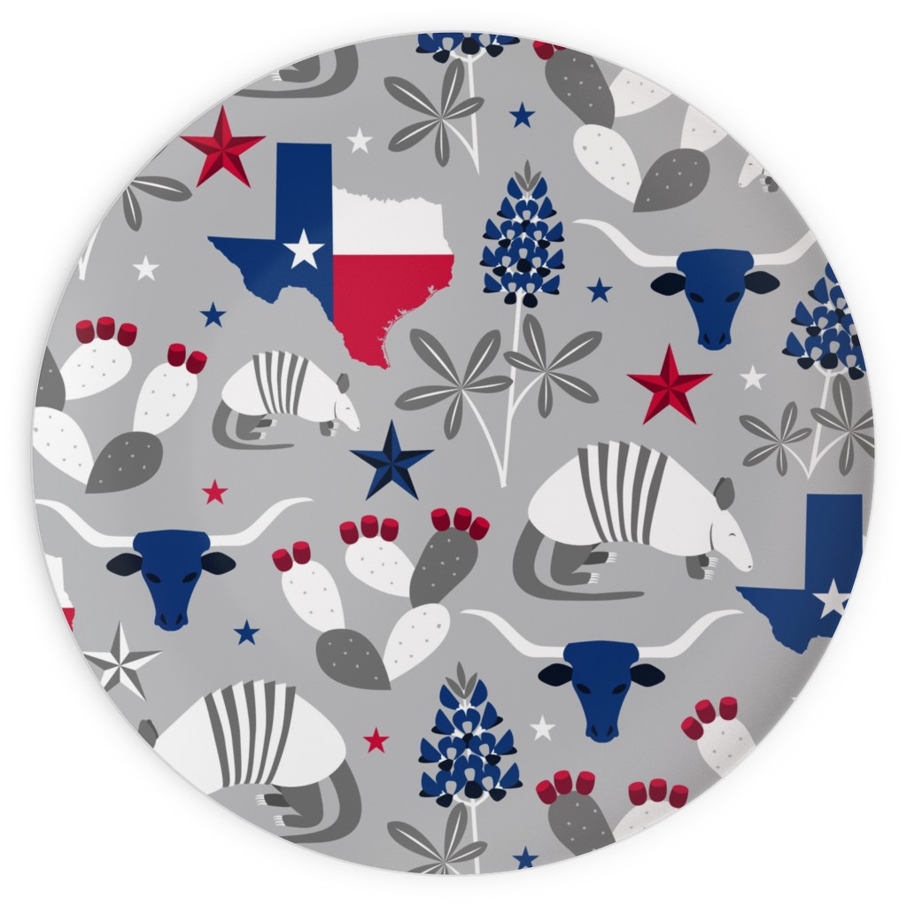 Texas State Symbols - Silver Plates | Shutterfly