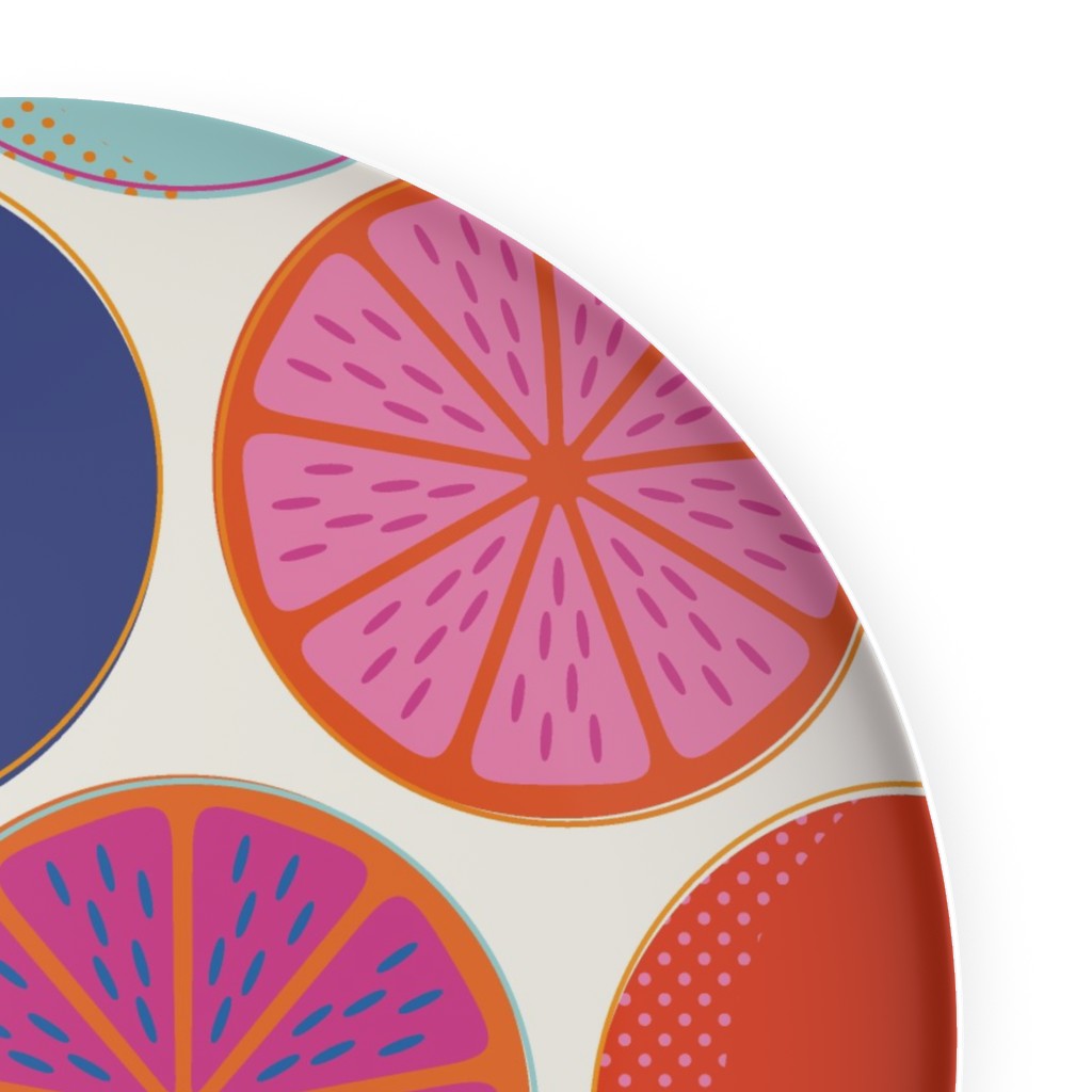 Orange Pop Plates | Shutterfly