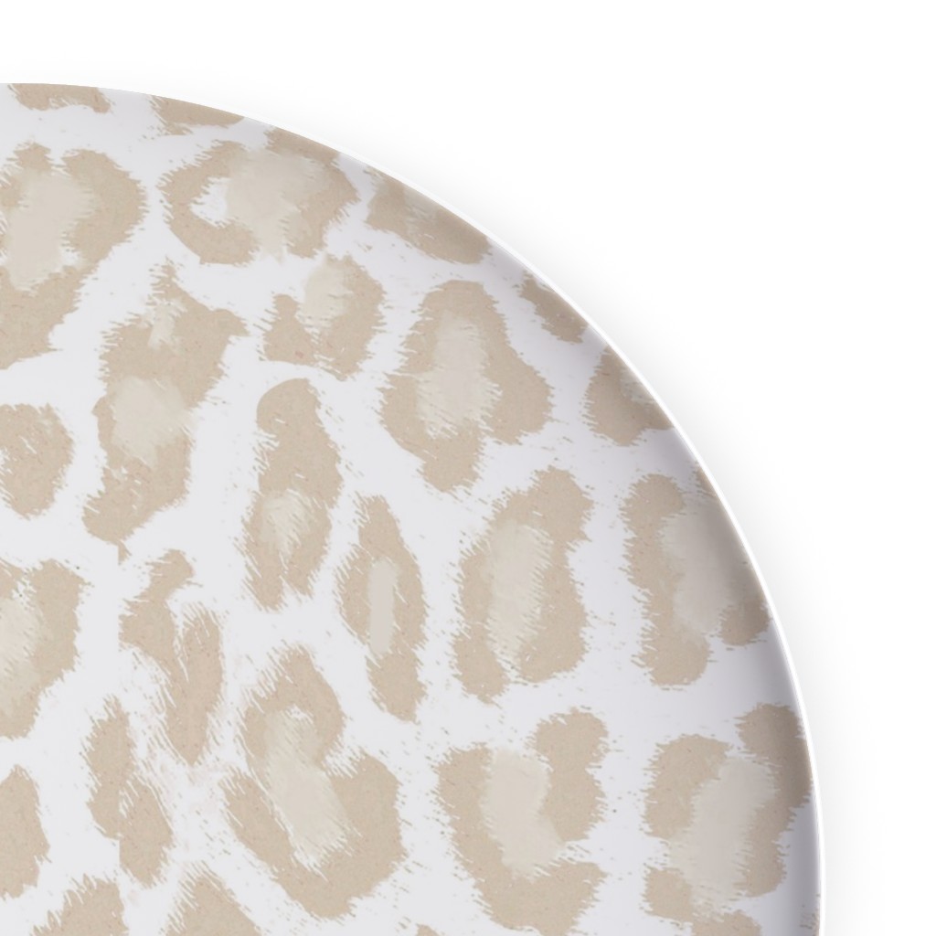 Natural Leopard - Beige Plates | Shutterfly