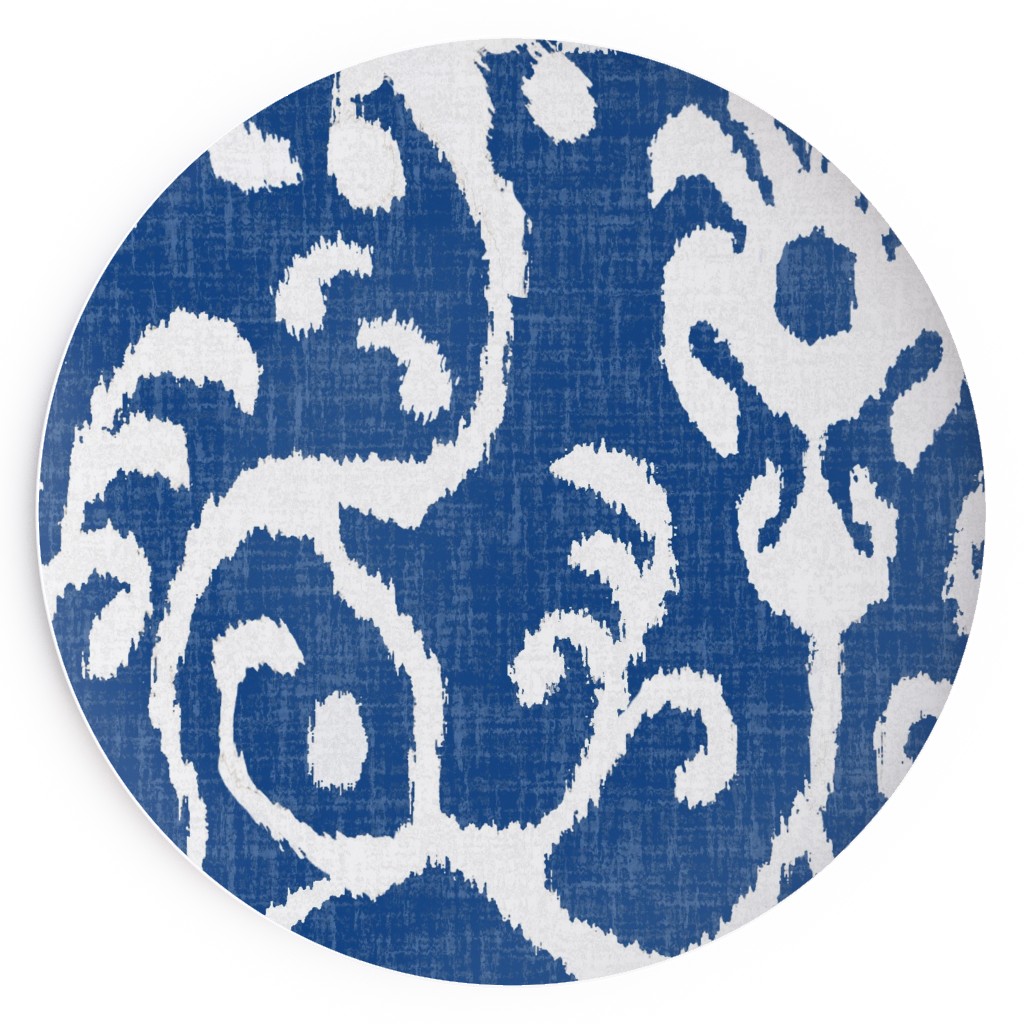 Lucette Ikat - Navy Salad Plate | Shutterfly