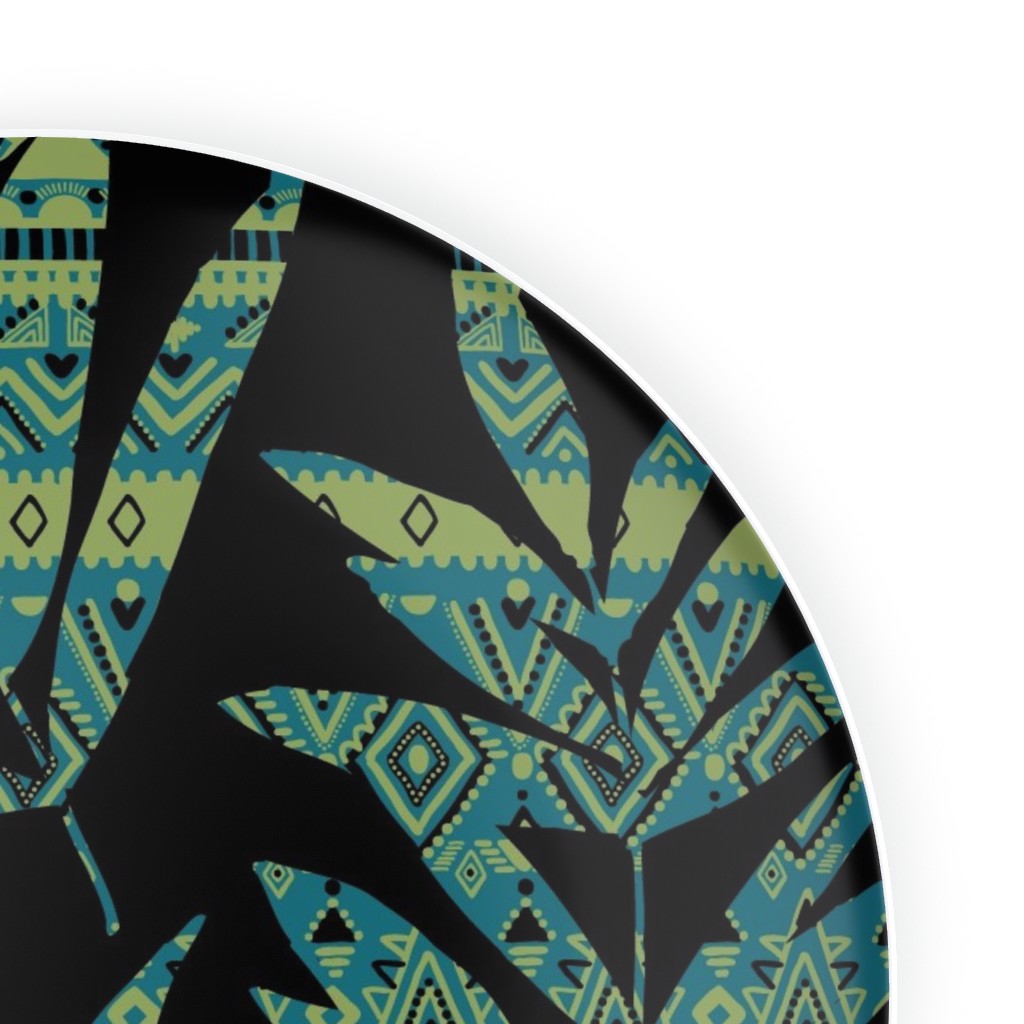 Patterned Palm - Dark Salad Plate | Shutterfly