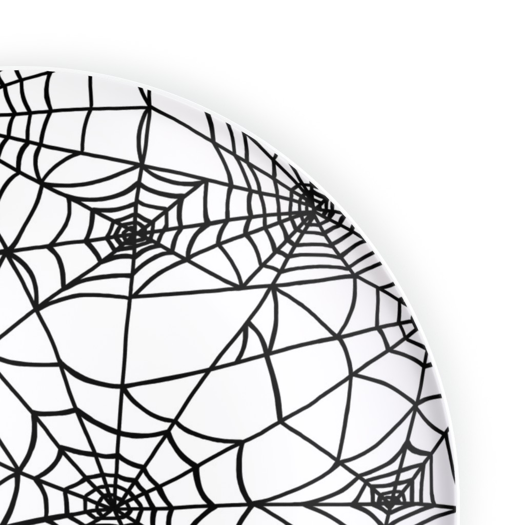 Spooky Spider Web Salad Plate | Shutterfly
