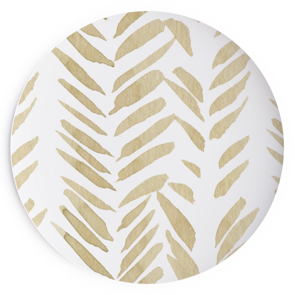Leaf - Gold Salad Plate | Shutterfly