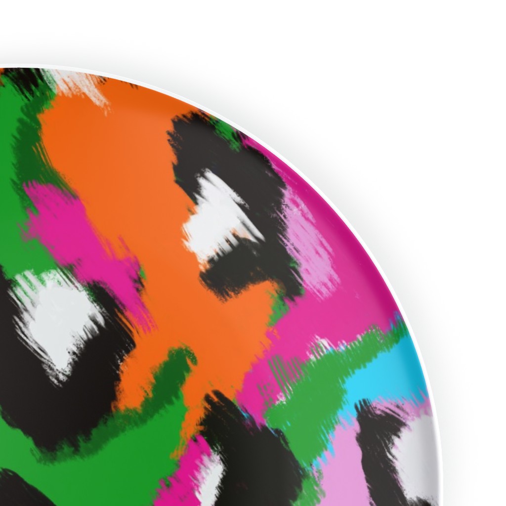 Leopard Print - Bright Salad Plate | Shutterfly