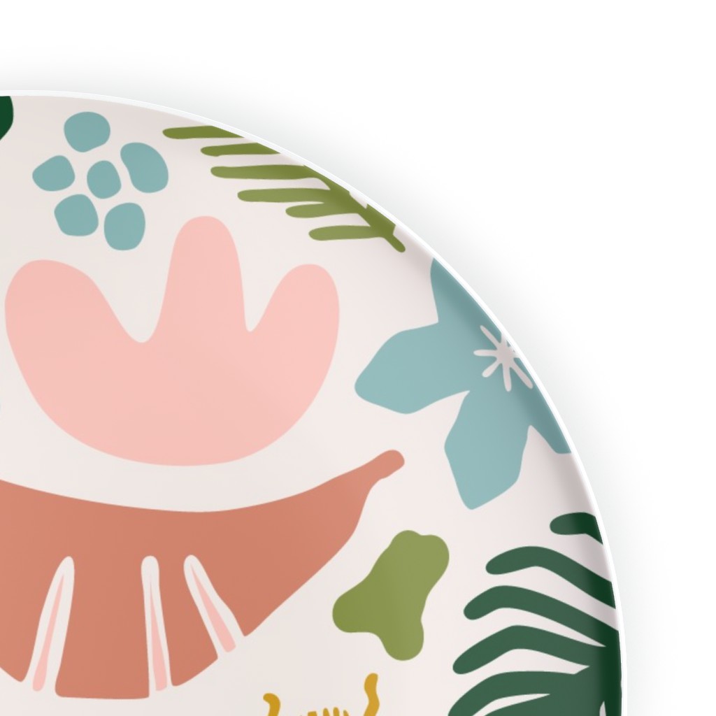 Tropical Adventure Woodcut - Multi Salad Plate | Shutterfly