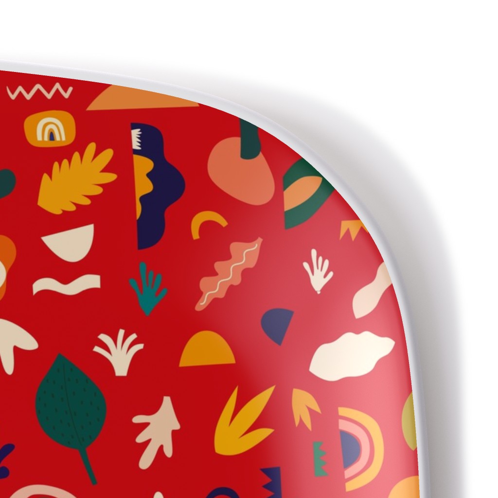 Seamless Pattern - Red Serving Platter | Shutterfly