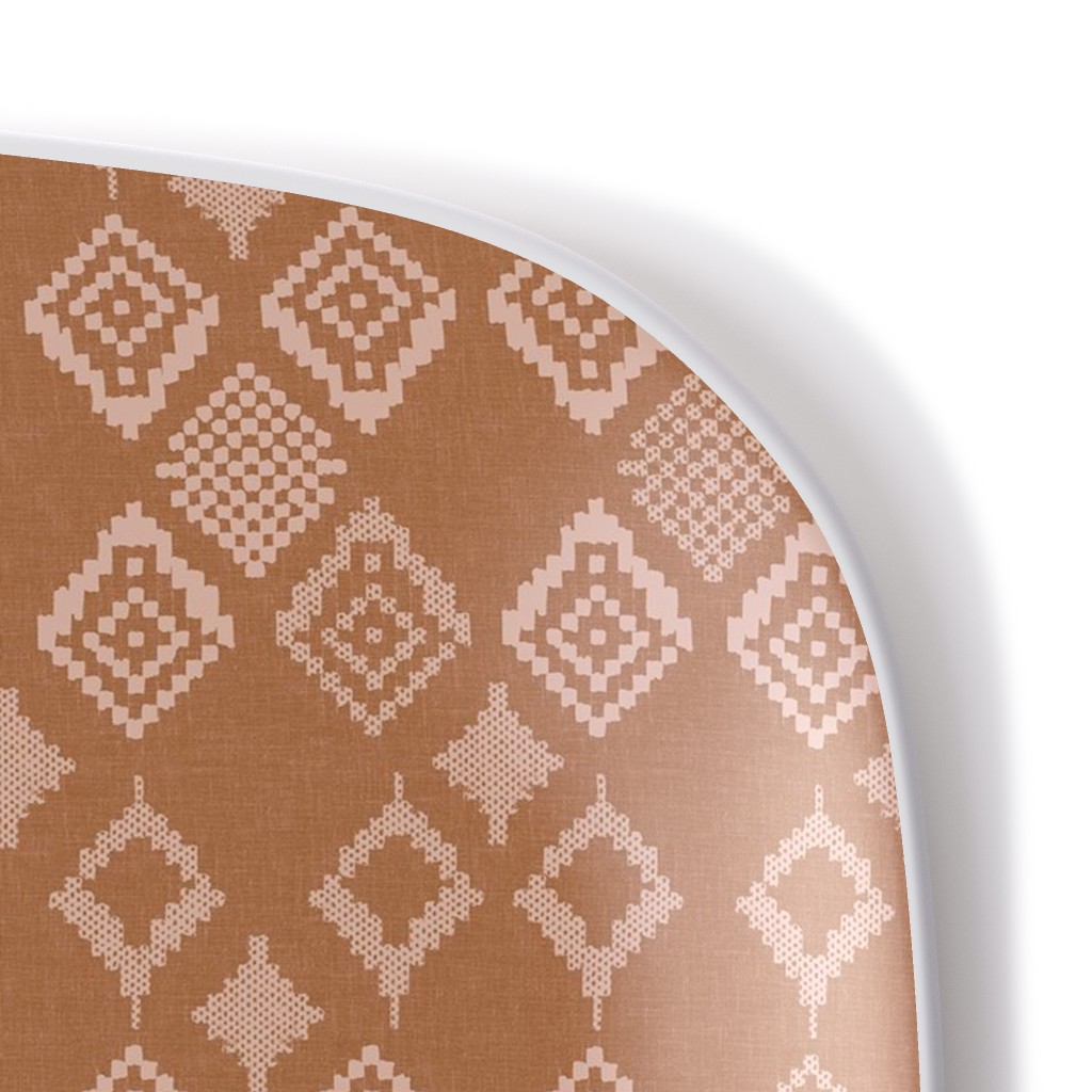Boho Fair Isle - Rust Serving Platter | Shutterfly