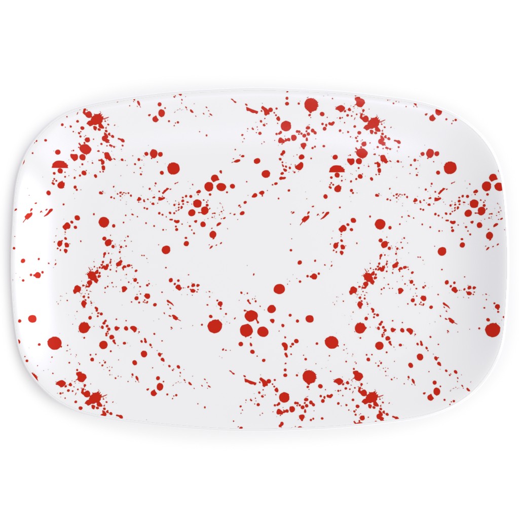 Blood Splatter Serving Platter | Shutterfly