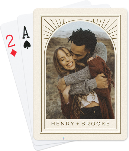 Boho Arch Frame Playing Cards | Shutterfly