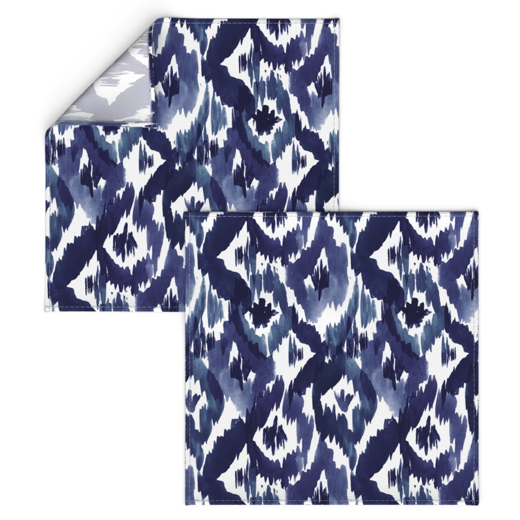 Ikat Diamonds - Indigo Cloth Napkin | Shutterfly