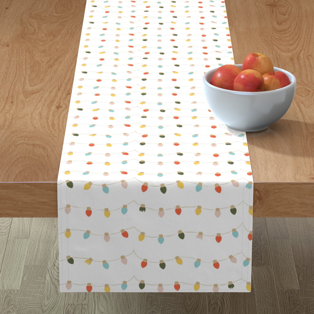 Retro Twinkle Lights Table Runner | Shutterfly