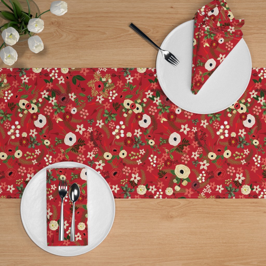Vintage Floral Table Runner | Shutterfly