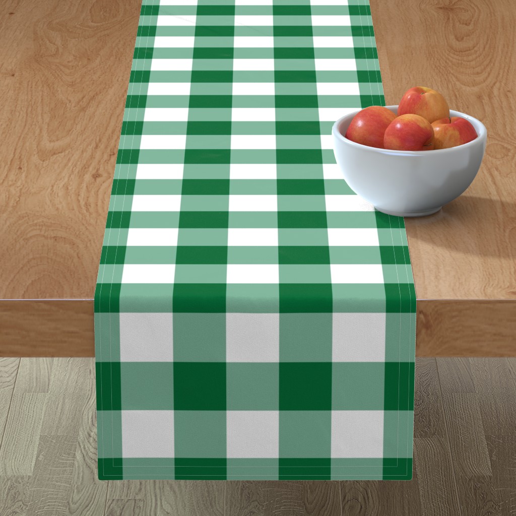 Buffalo Check - Kelly Green Table Runner | Shutterfly