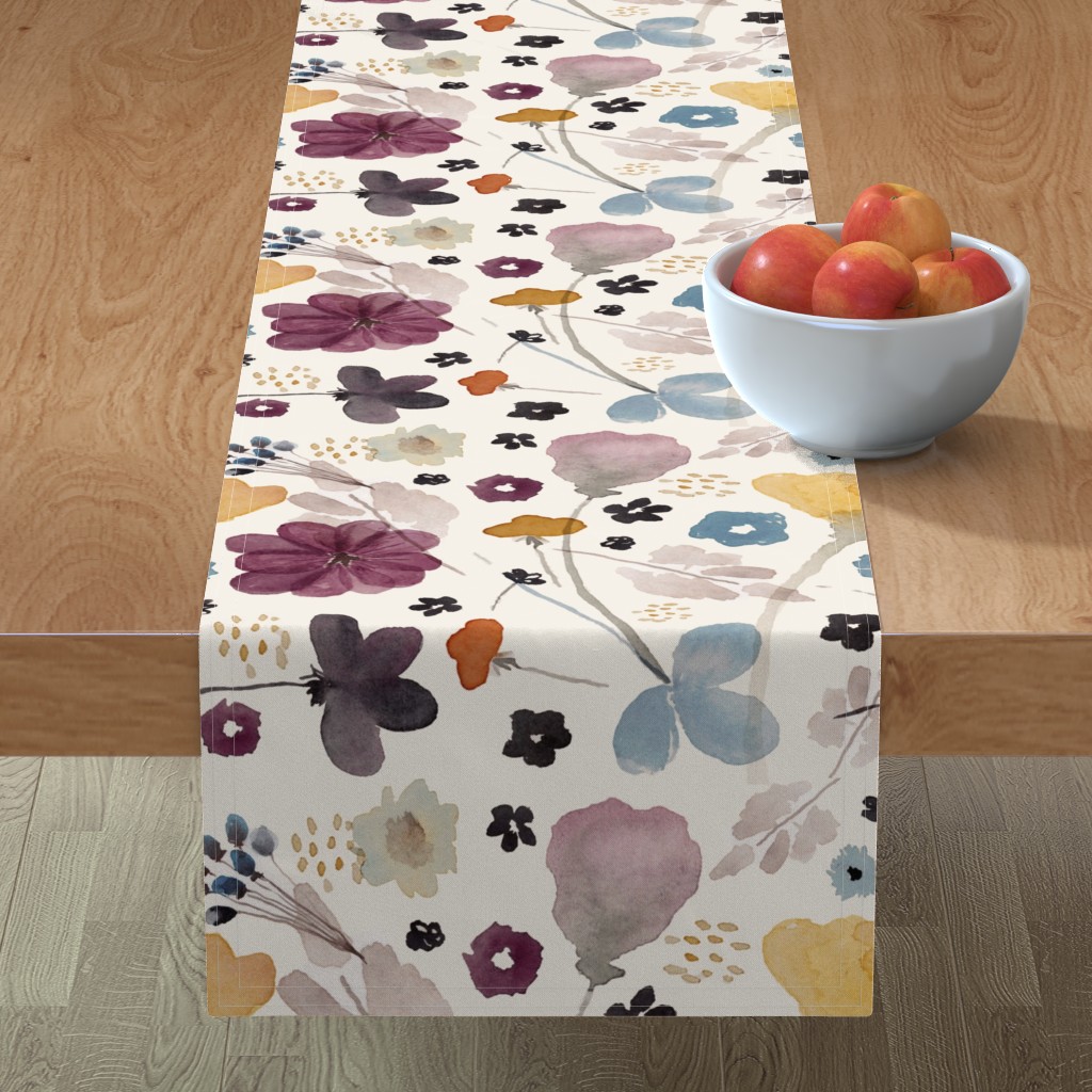 Watercolor Floral - Multi Table Runner | Shutterfly