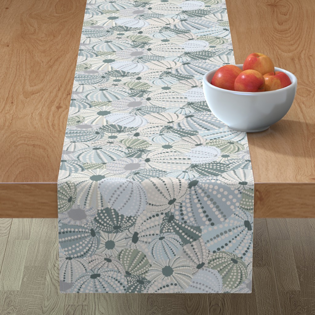 Sea Urchin Shells - Neutral Table Runner | Shutterfly
