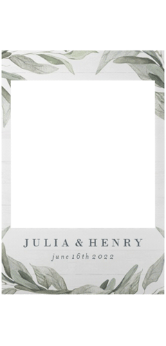Stamped Leaf Selfie Frame by Shutterfly | Shutterfly