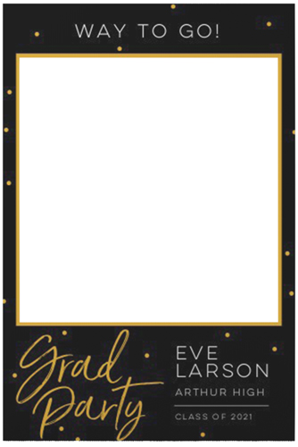 Grad Party Celebration Selfie Frame by Shutterfly | Shutterfly