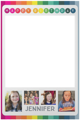 Rainbow Party Selfie Frame by Shutterfly | Shutterfly