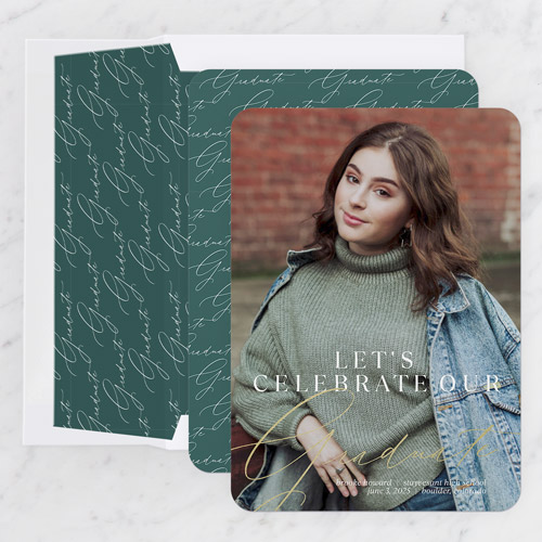 Name Overlay 5x7 Stationery Card by Yours Truly | Shutterfly