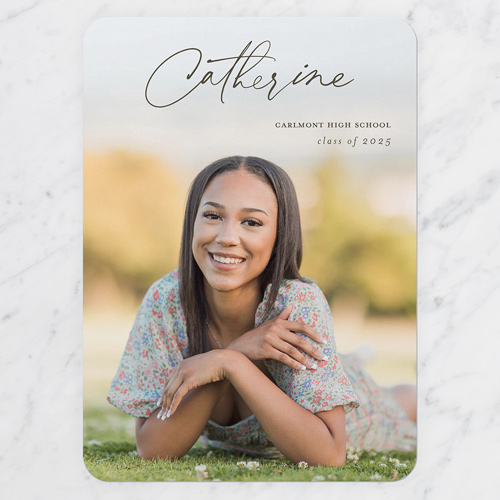 Signature Name 5x7 Stationery Card by Yours Truly | Shutterfly