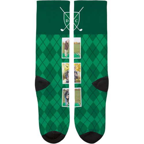 Golf Argyle Custom Socks by Shutterfly | Shutterfly