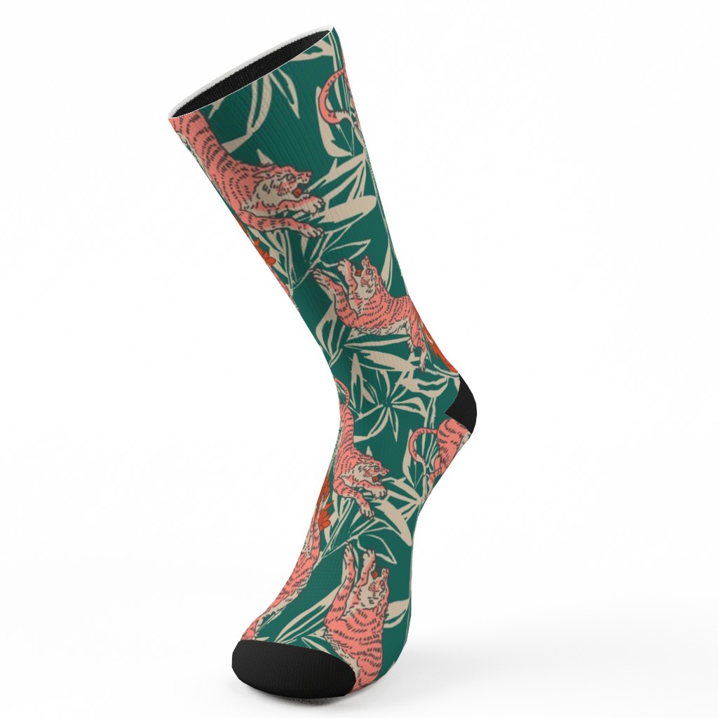 Bengal Kuma Tiger - Multi Custom Socks | Shutterfly