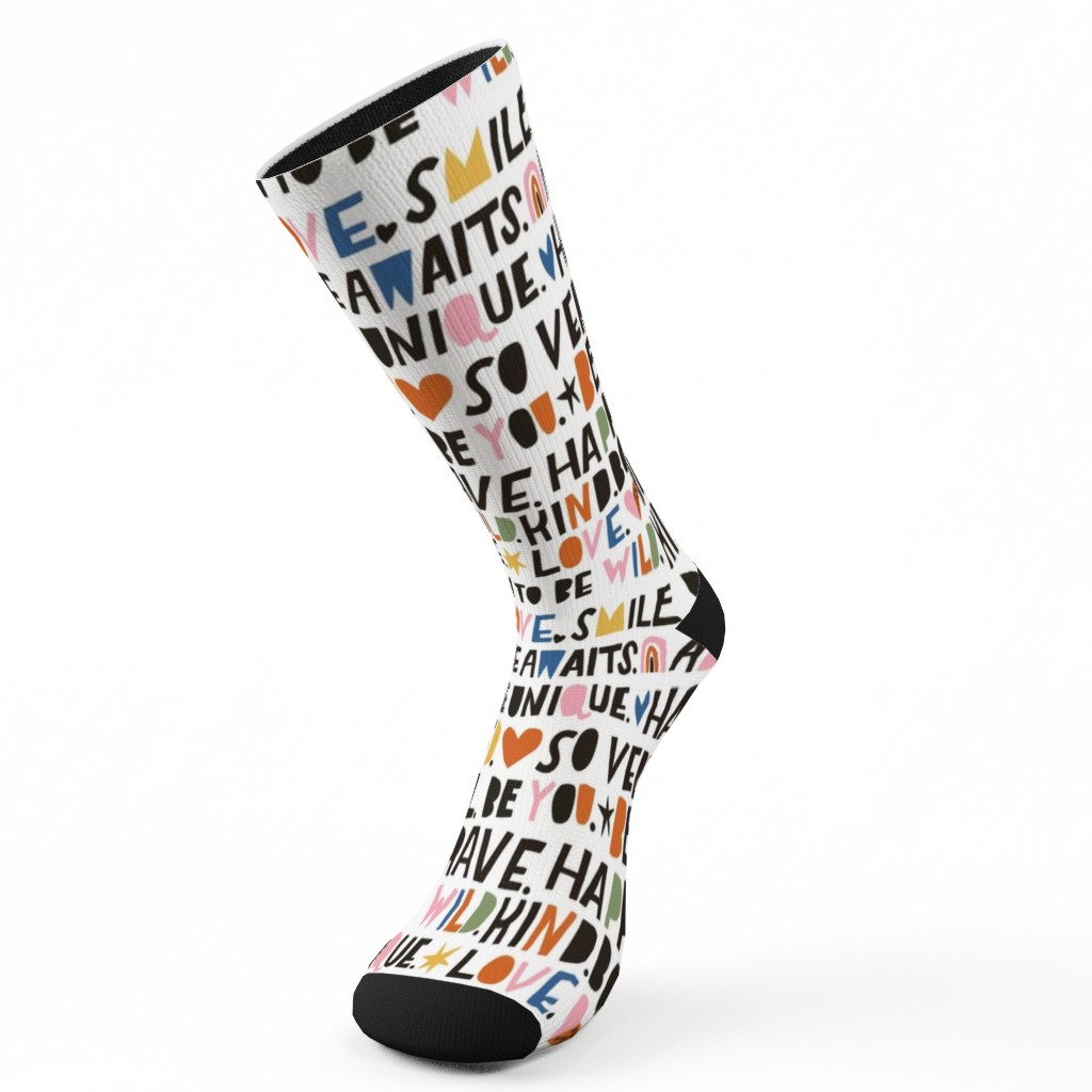 Sweet Words - Multi Custom Socks | Shutterfly