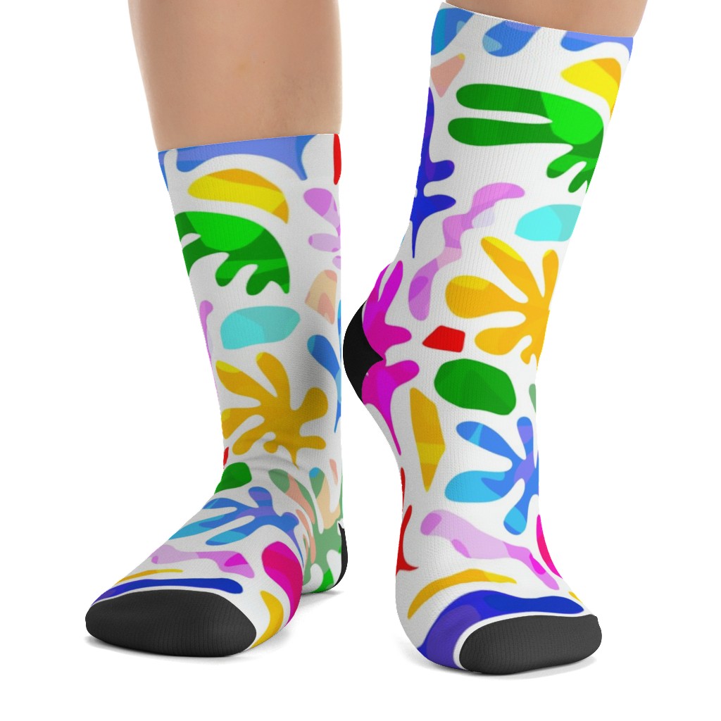 Summer Nature Love Matisse Style - Multi Custom Socks | Shutterfly