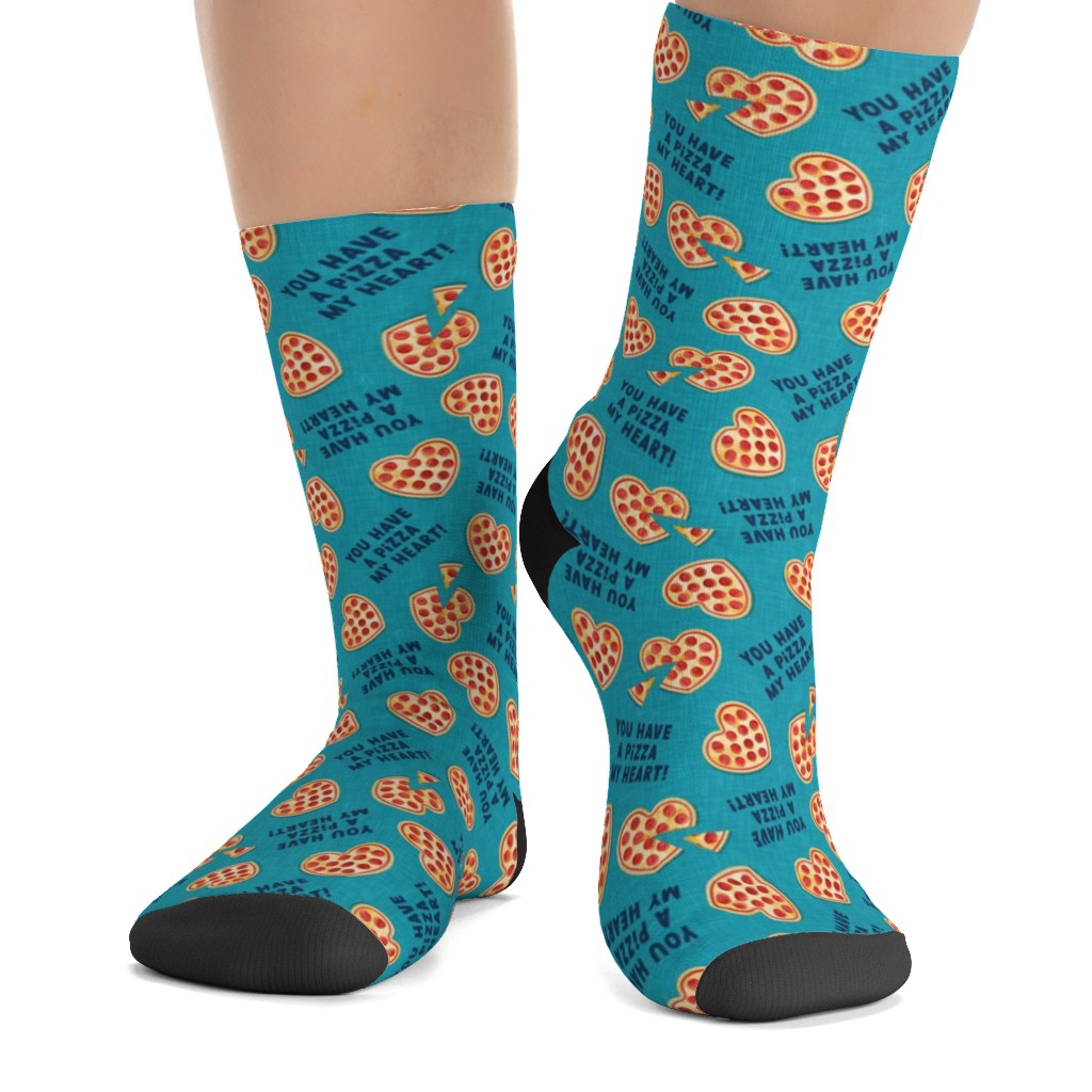 You Have a Pizza My Heart Custom Socks | Shutterfly