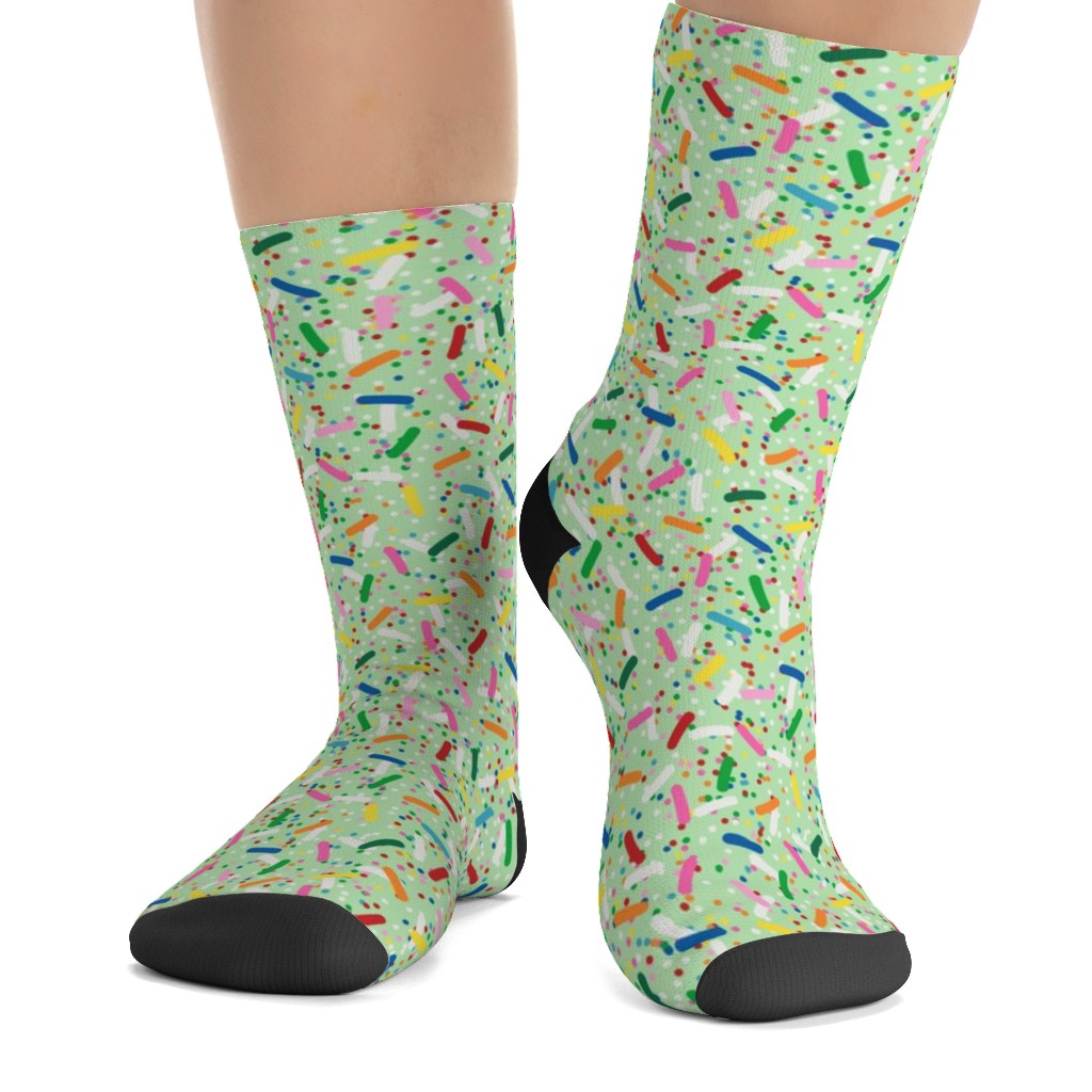 Rainbow Sprinkles Custom Socks | Shutterfly