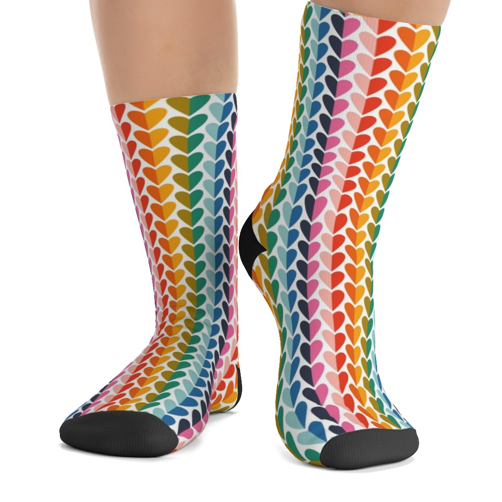 Rainbow of Love - Multi Custom Socks | Shutterfly