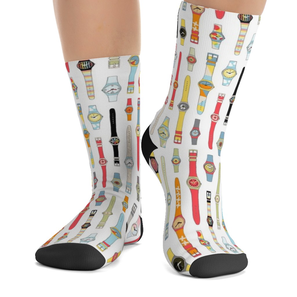 Fashion Watches - Multicolor Custom Socks | Shutterfly