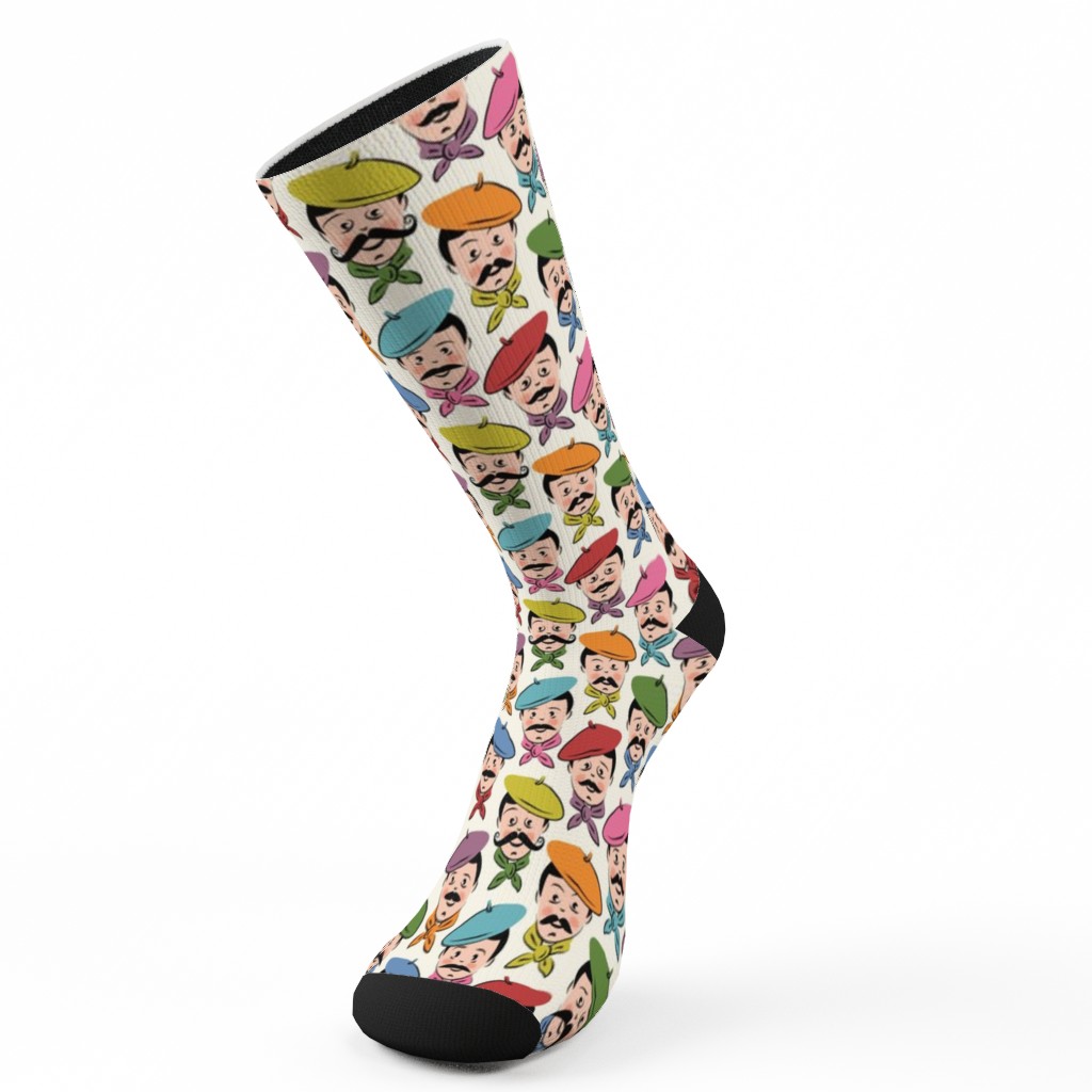 Men With Mustaches and Bandanas - Multi Custom Socks | Shutterfly