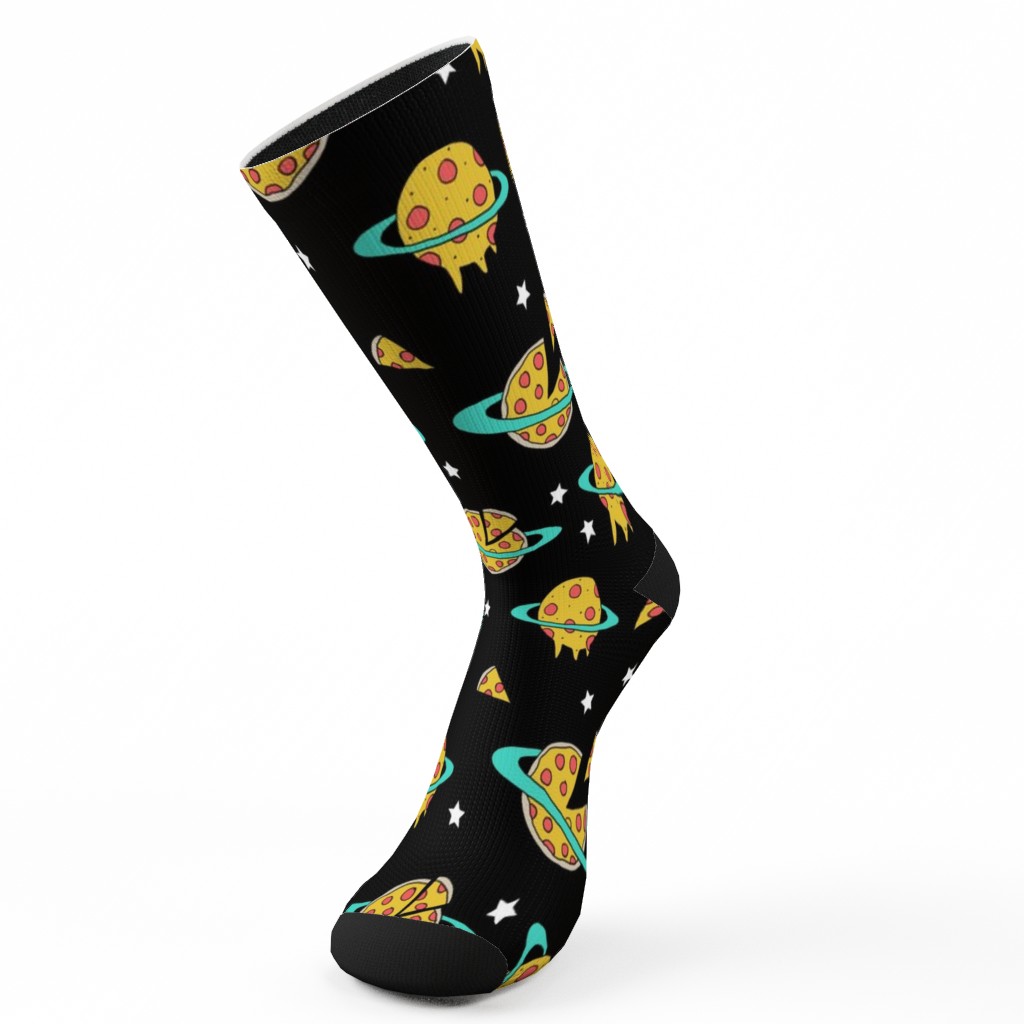 Pizza Planet - Multi on Dark Custom Socks | Shutterfly