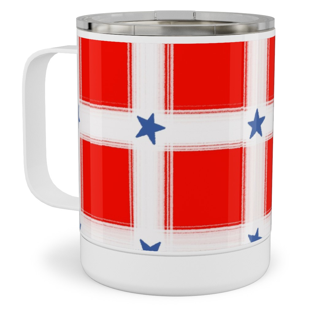 Star Plaid Plates | Shutterfly