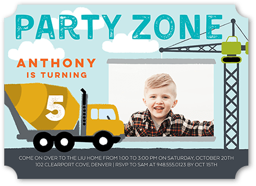 Birthday Party Invitation Template | Shutterfly