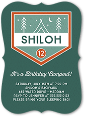 Bracket Flat Custom Birthday Invitations | Party Invites | Shutterfly