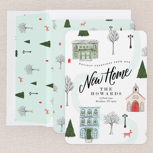 Mini Town 5x7 Stationery Card by pottsdesign | Shutterfly