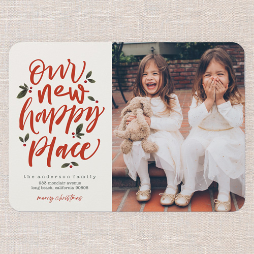 Happy Place Script 5x7 Stationery Card by Hello Little One | Shutterfly