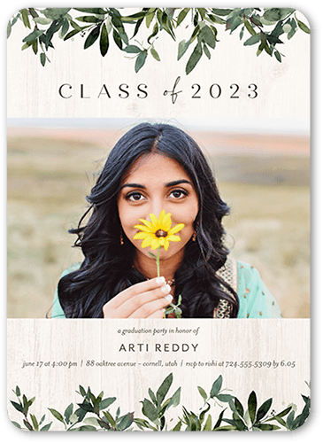 Fern Frame 5x7 Stationery Card by Yours Truly | Shutterfly