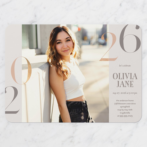 Bookend Year 5x7 Stationery Card by Hello Little One | Shutterfly