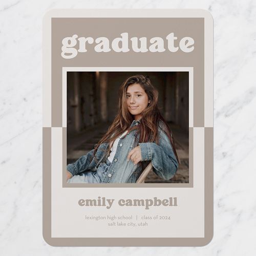 Two Tone Blocks 5x7 Stationery Card by Yours Truly | Shutterfly