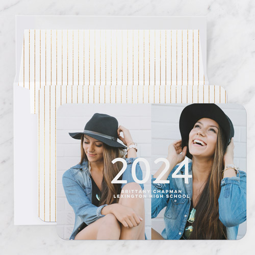 Split Frame 5x7 Stationery Card by Yours Truly | Shutterfly